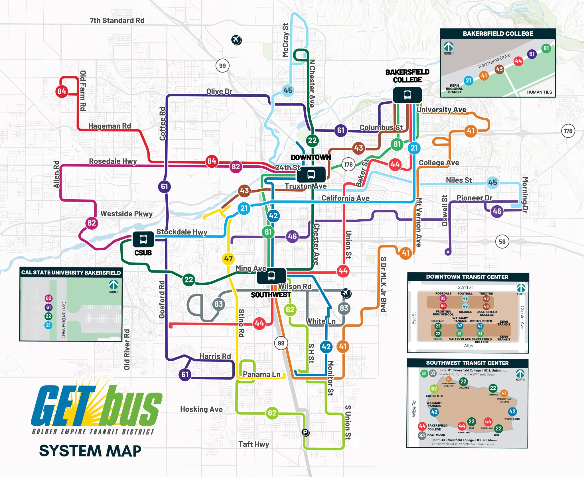 Maps & Timetables - Golden Empire Transit District