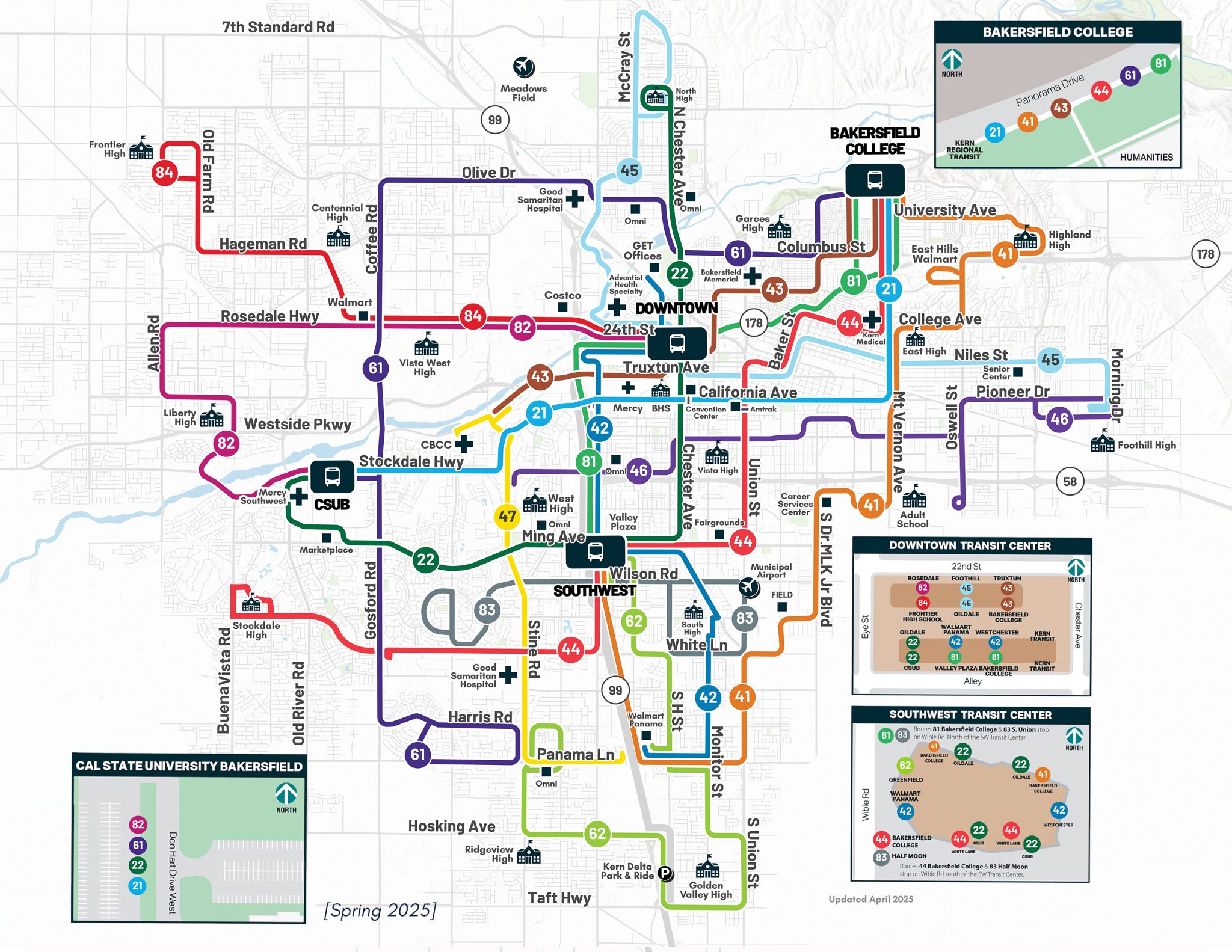 Maps & Timetables - Golden Empire Transit District