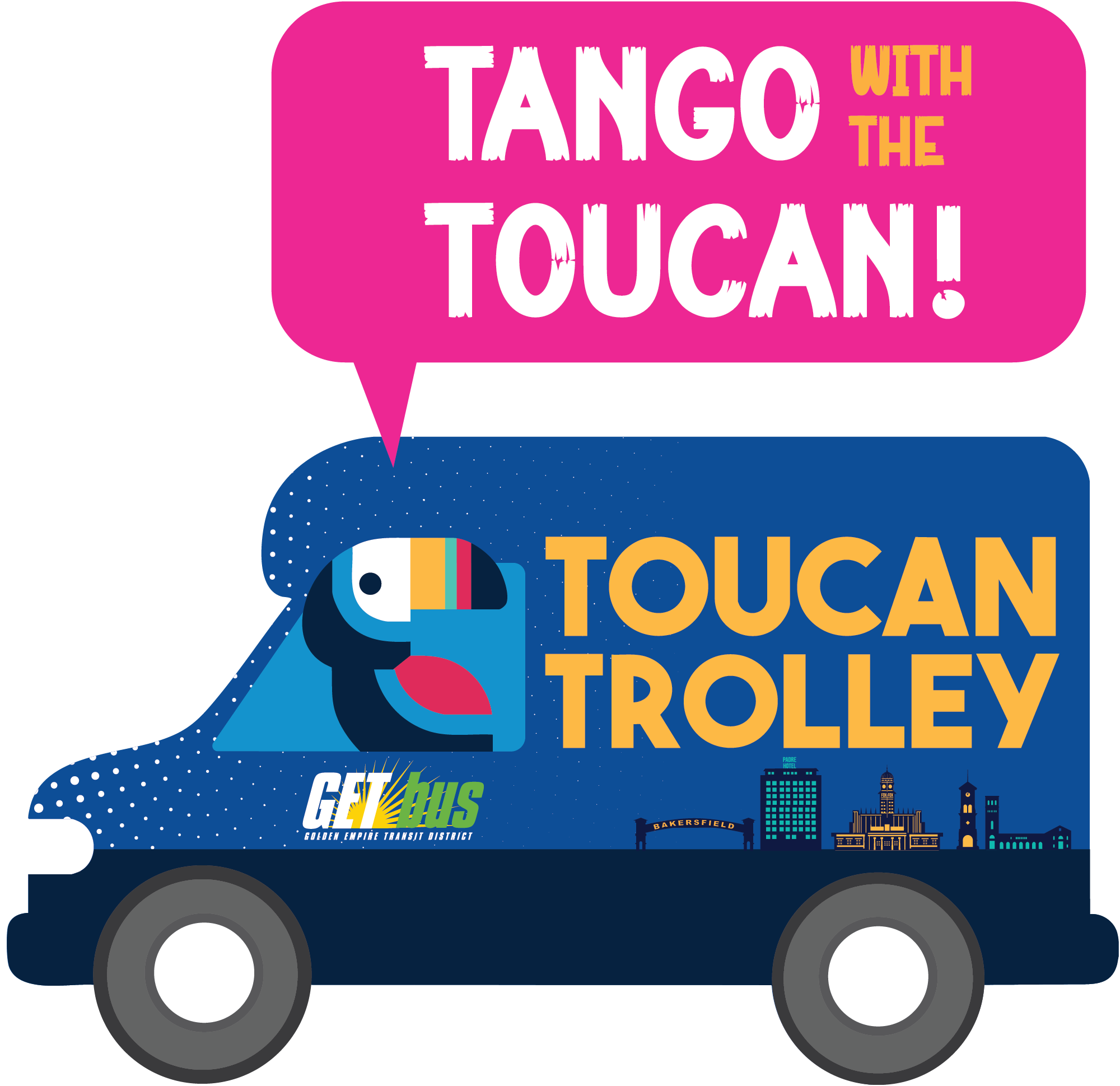 Toucan Trolley - Golden Empire Transit District
